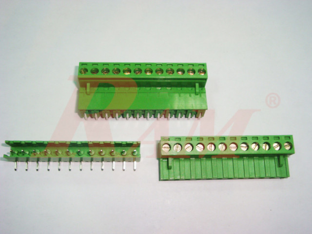 RC12 - 12 Pin Pluggable Terminal Block Pitch 5.08mm | RAM Electronics ...